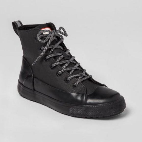 Hunter | Shoes | Hunter Target Dipped Canvas Hi Top Sneakers Rare ...